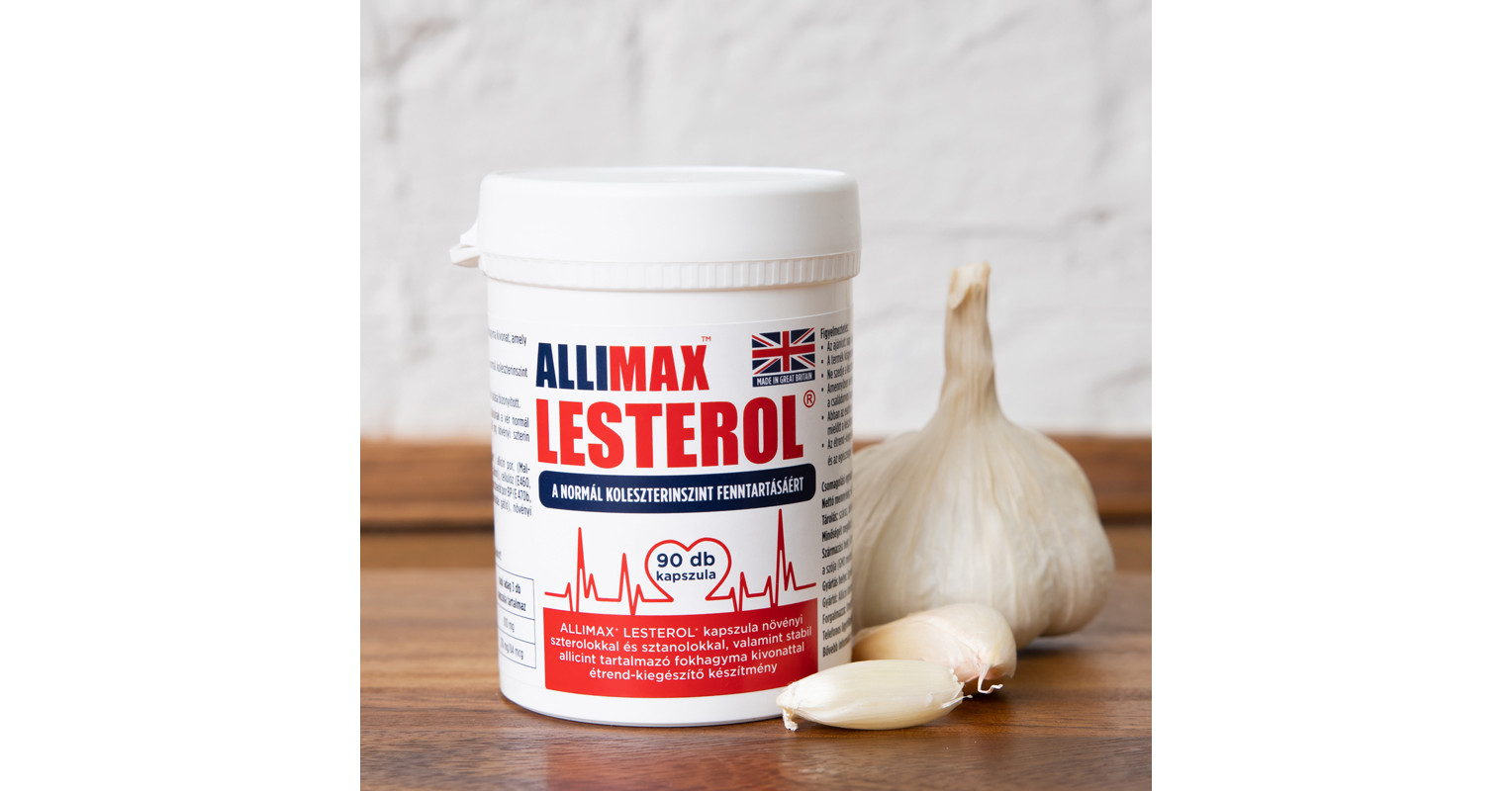Allimax Lesterol kapszula 90 db - 13.990 Ft