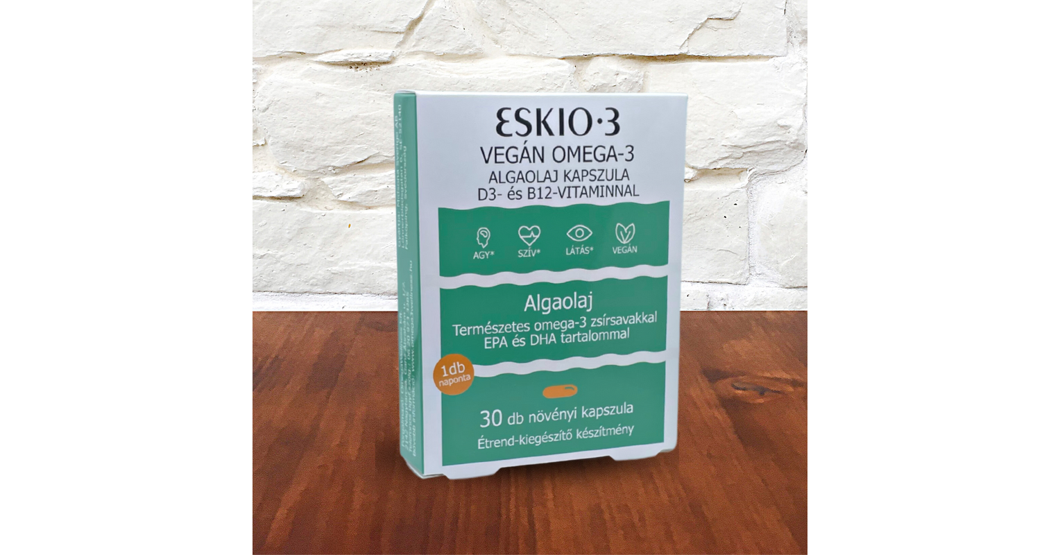 Eskio-3 Vegán omega-3 algaolaj kapszula - 7.990 Ft