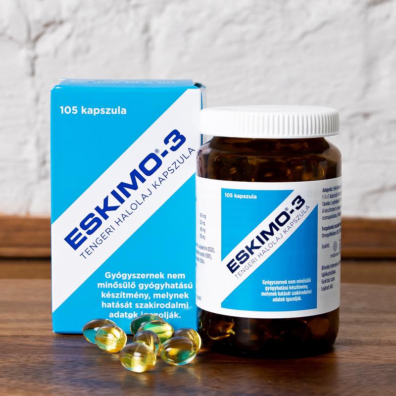 Eskimo-3 halolaj kapszula 105 db - 7.590 Ft